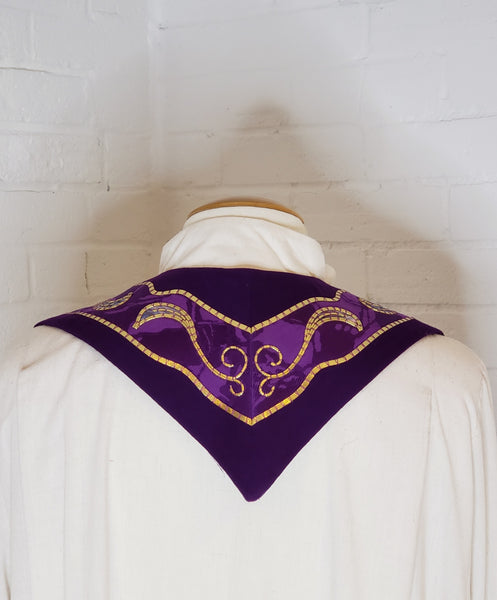Purple Art Nouveau Sample Stole – Bramante Studio