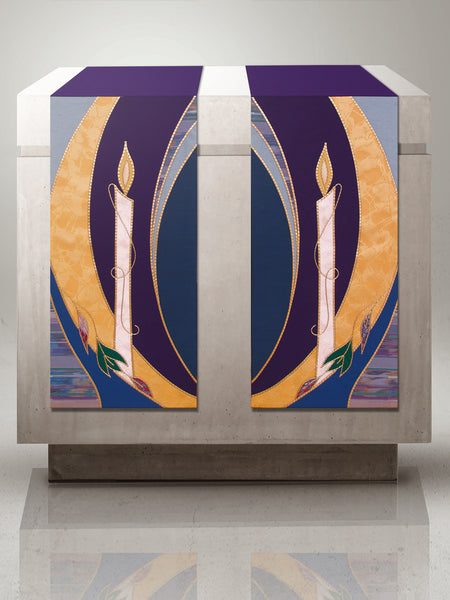 Advent Candle Sarum Blue Altar Scarves (A) – Bramante Studio