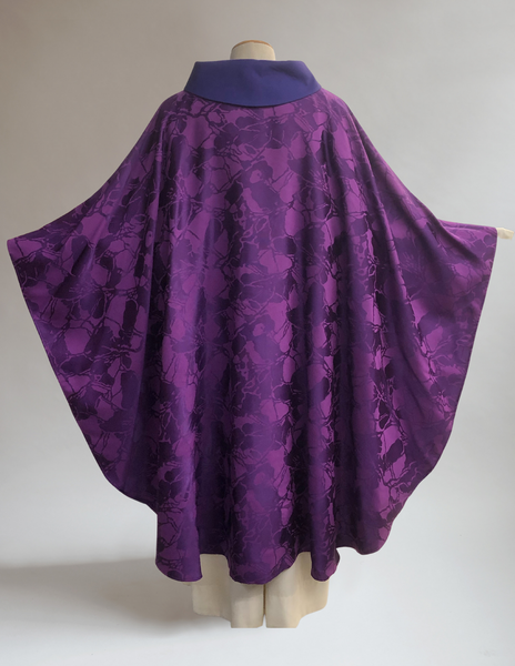 Sarum Cross Bella Purple Sample Chasuble – Bramante Studio