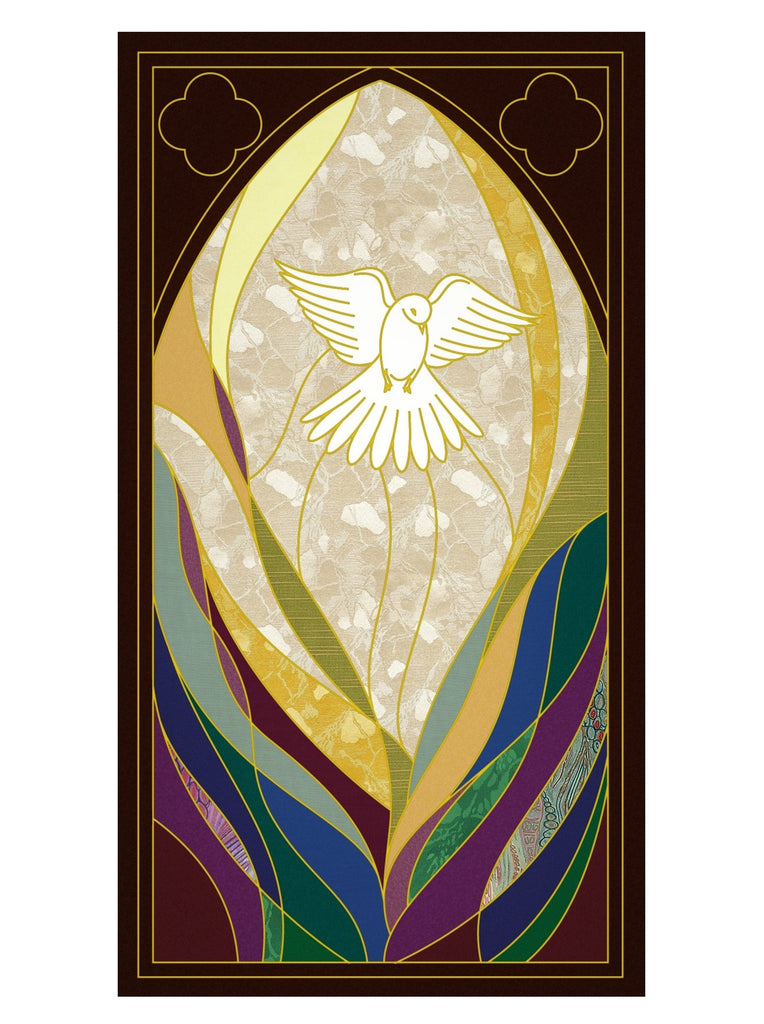 Descending Dove Holy Spirit Banner – Bramante Studio