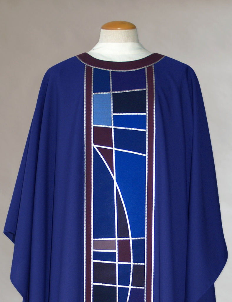 Stained Glass Advent Chasuble – Bramante Studio