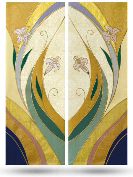 Curvilinear Lily Altar Scarves – Bramante Studio